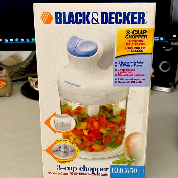 Black & Decker | Kitchen | Black Decker Ergo Ehc65 3 Cup Food Processor ...